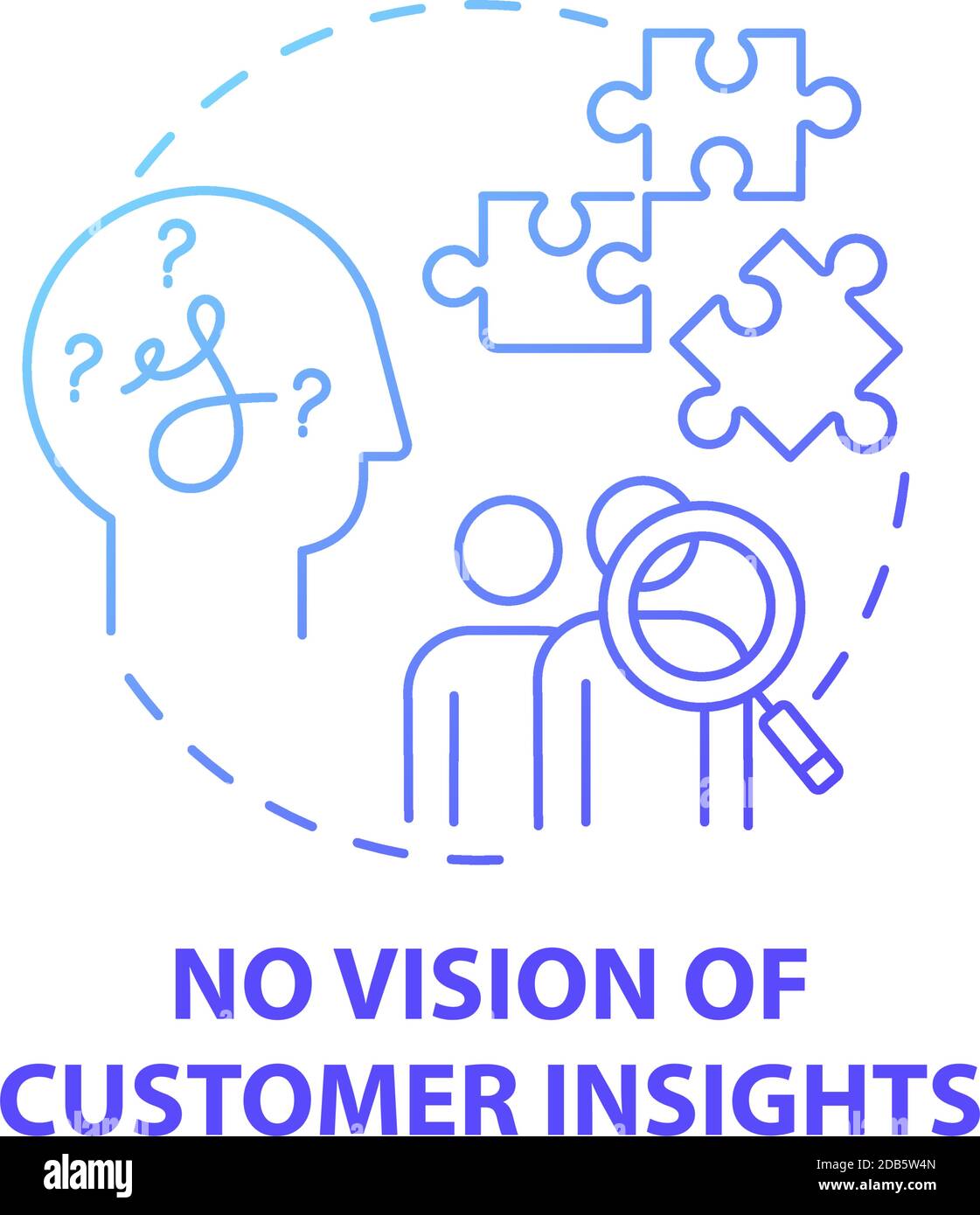 No customer insights vision concept icon Stock Vector Image & Art - Alamy