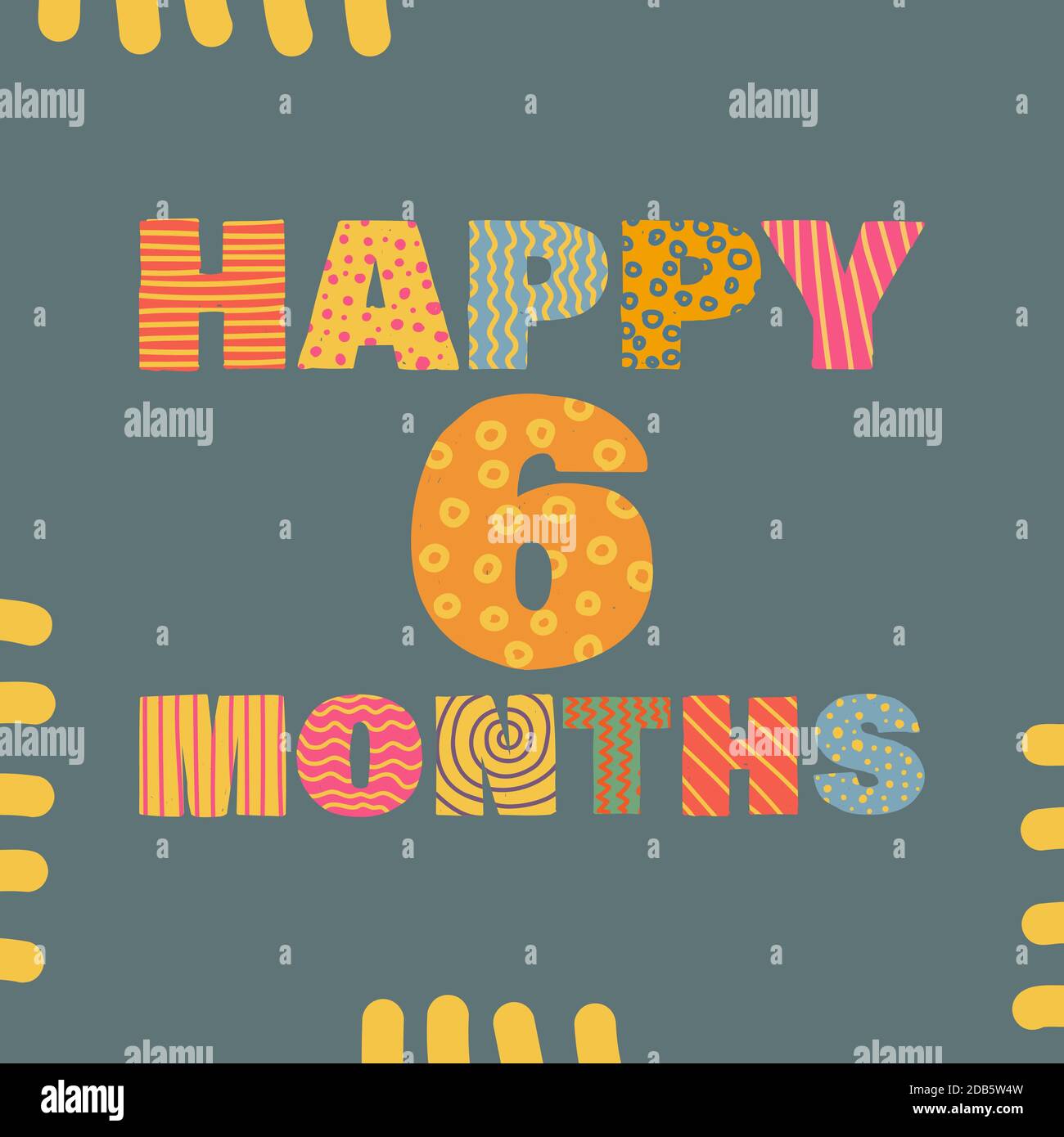 6 months baby Stock Vector Images - Alamy