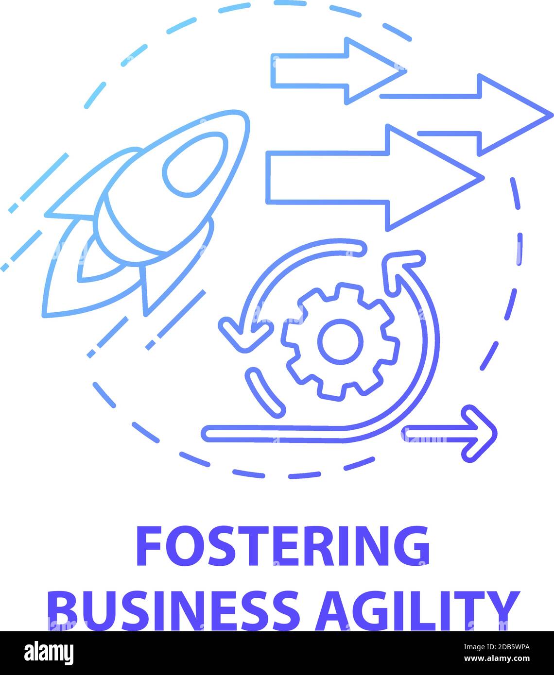 Fostering business agility concept icon Stock Vector Image & Art - Alamy