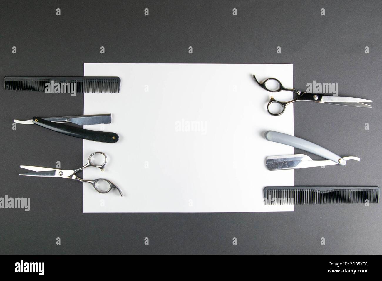 Haircut machines, nozzles of different sizes, combs and gels for ...