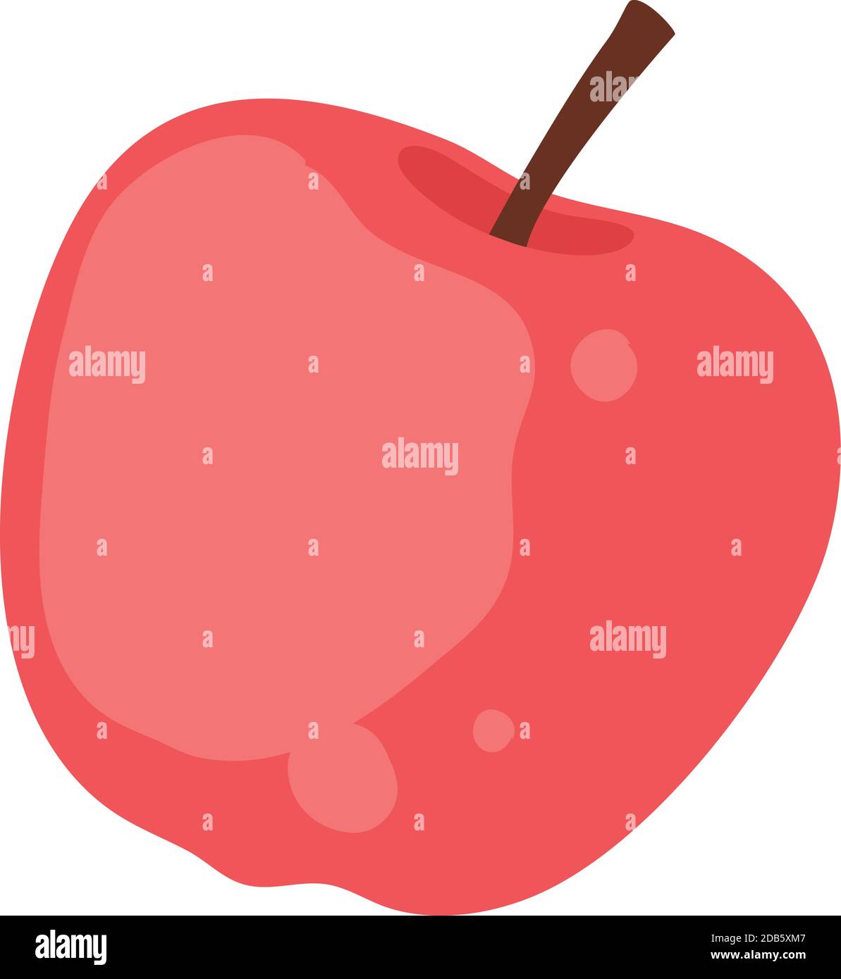 Apple shape cartoon hi-res stock photography and images - Alamy