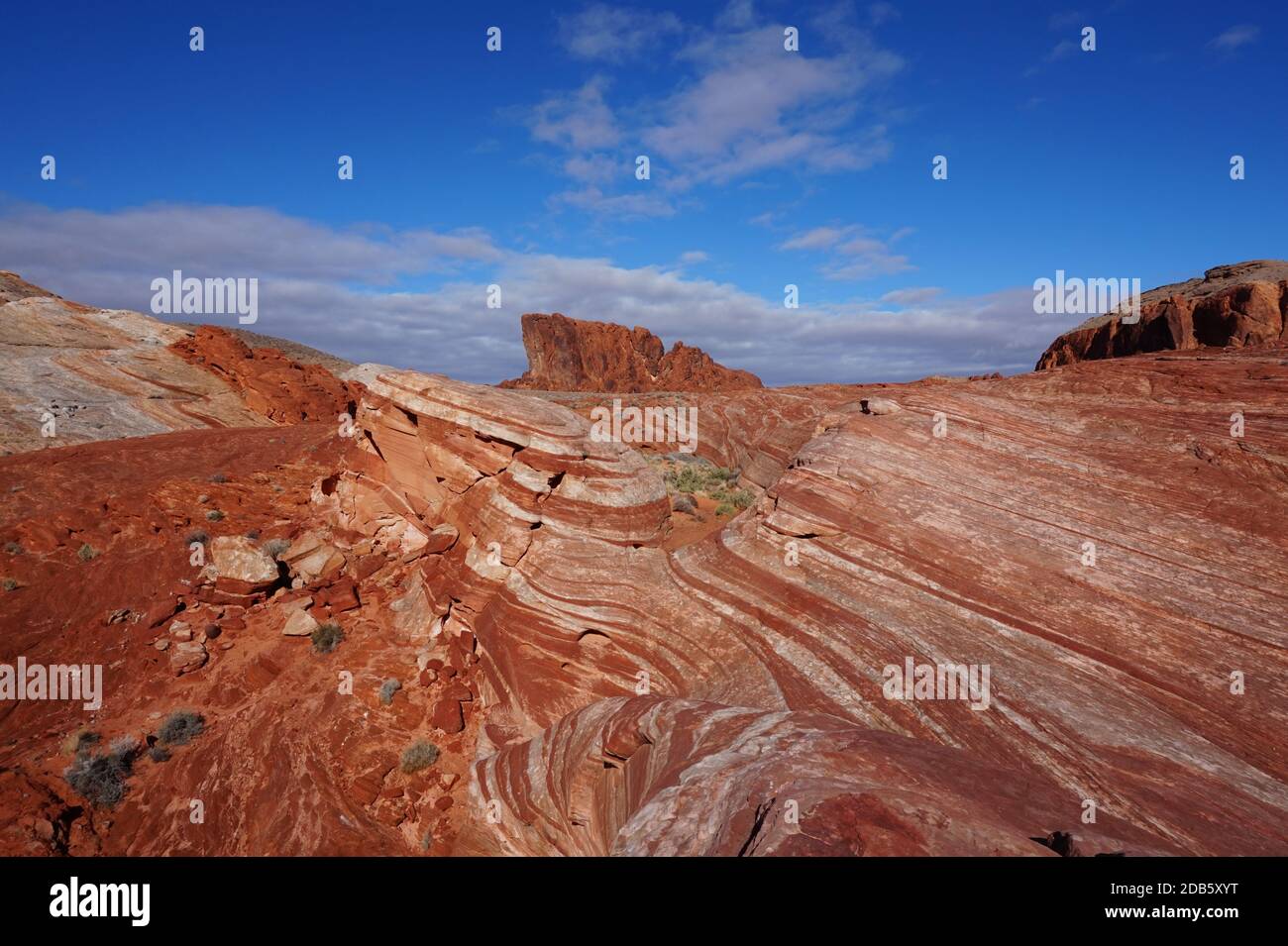 A beautiful scenery of the famous Valley of Fire State Park in Moapa ...