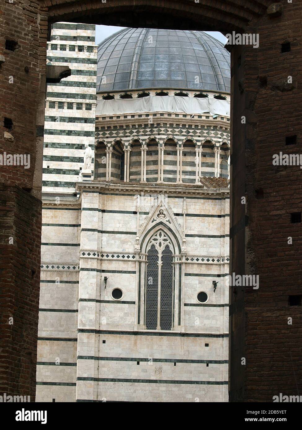 Gates to Duomo of Siena. The Duomo of Siena, which was built in the ...