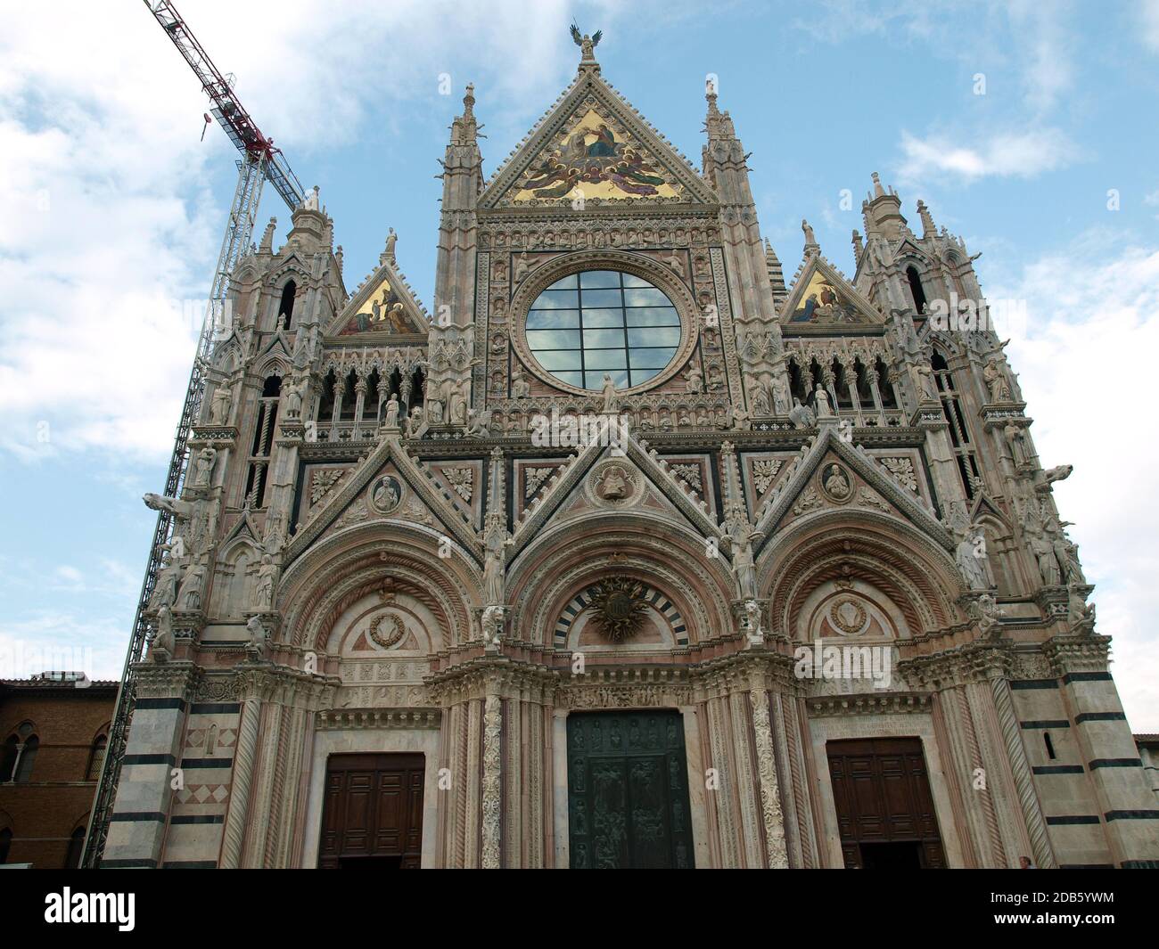 Siena - Duomo .The western facade Stock Photo - Alamy