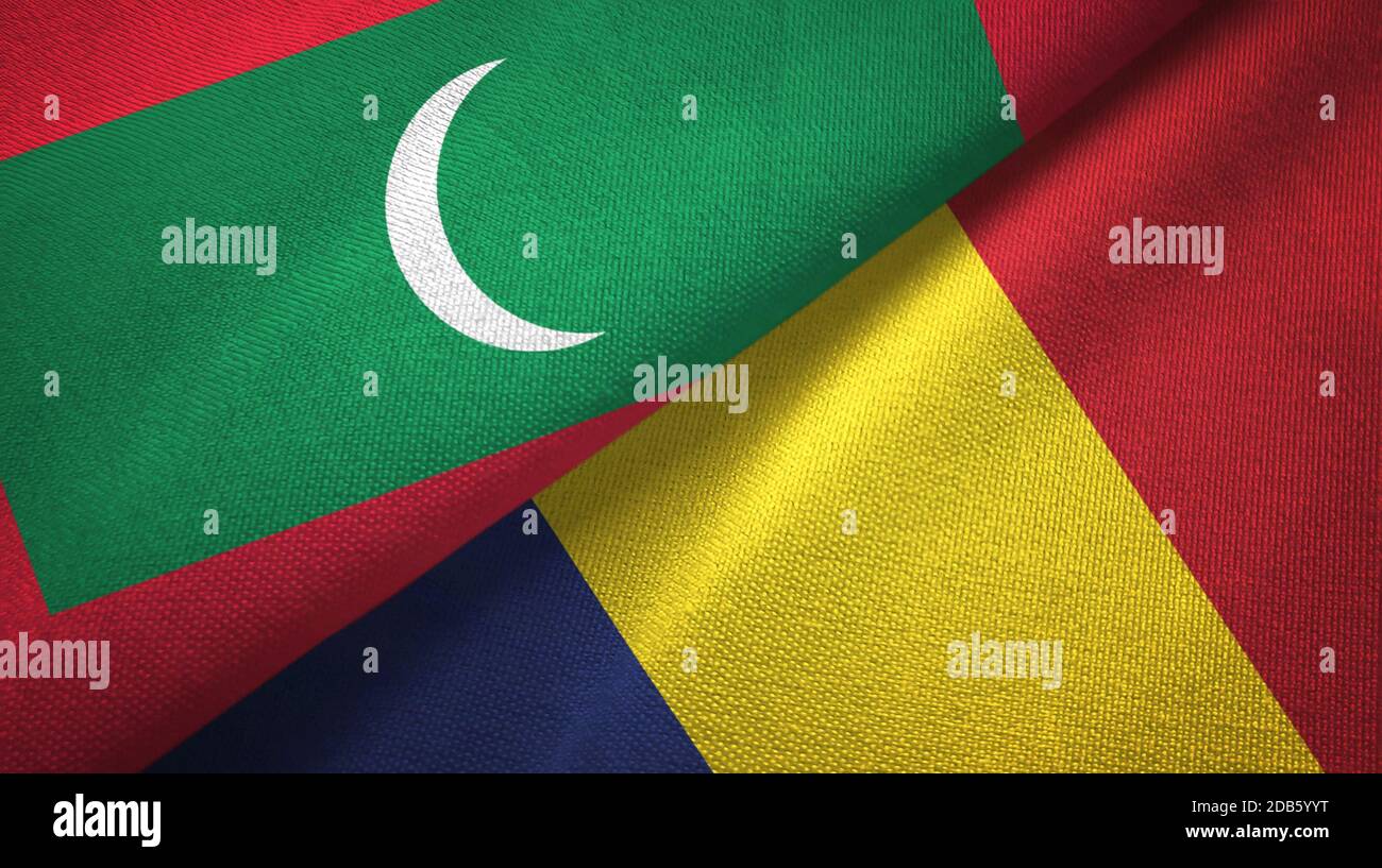 Maldives chad flag hi-res stock photography and images - Alamy