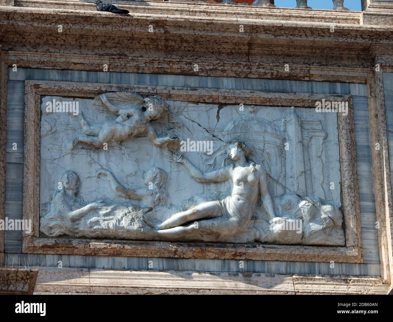 The bas-relief from Loggetta Sansovino - Venice Stock Photo - Alamy