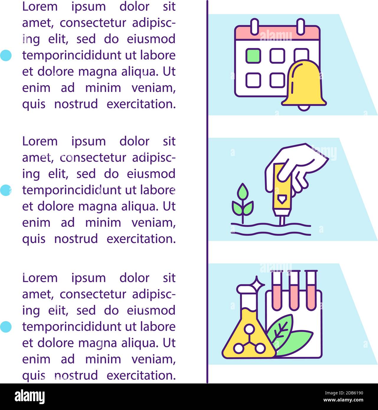 Accurate fertilizer application concept icon with text Stock Vector ...