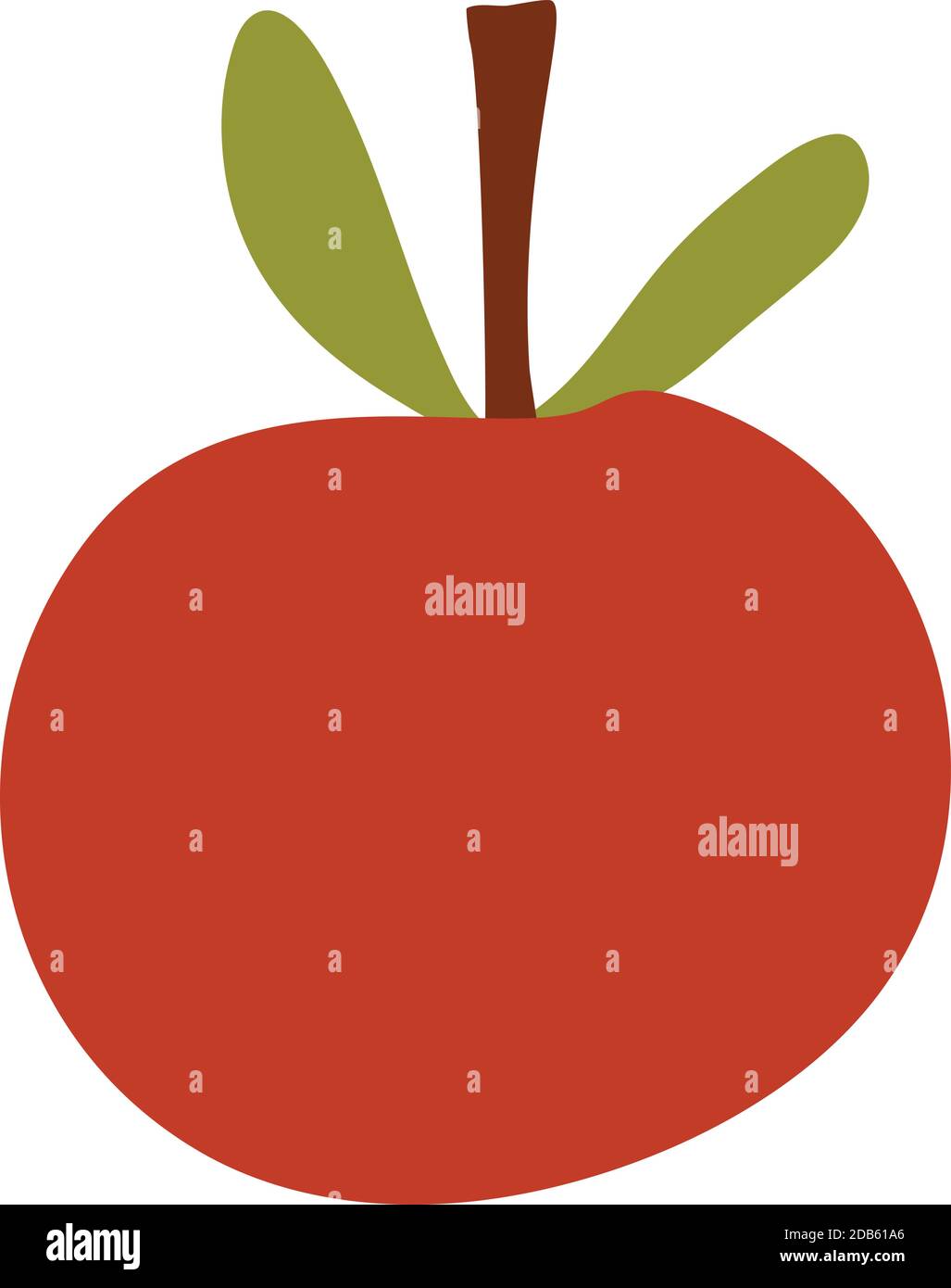 Apple shape cartoon hi-res stock photography and images - Alamy