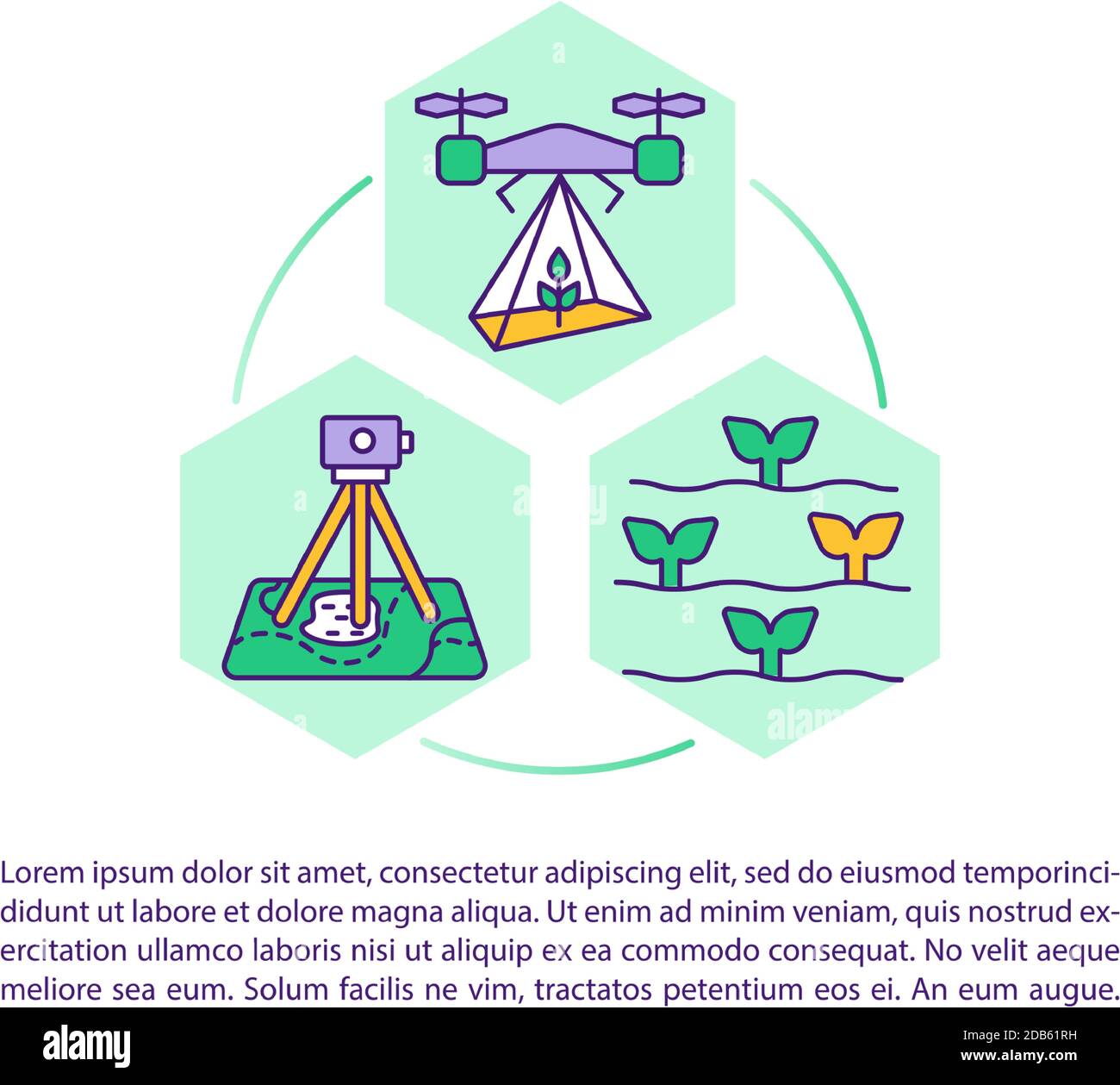 Agrotechnology concept icon with text Stock Vector Image & Art - Alamy