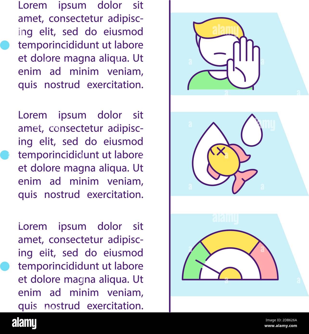 Reducing water pollution concept icon with text Stock Vector Image ...