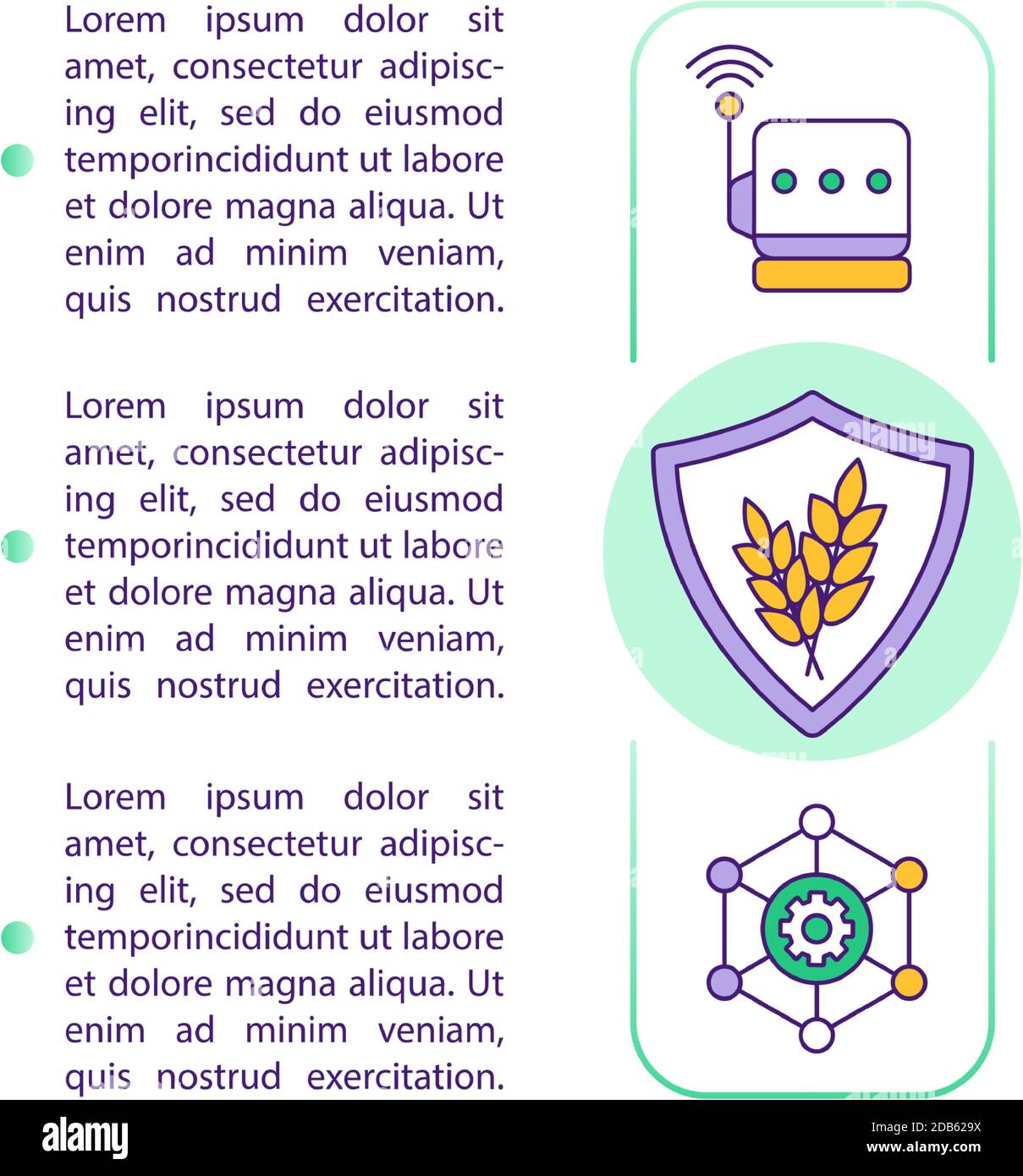 Agricultural productivity concept icon with text Stock Vector Image ...