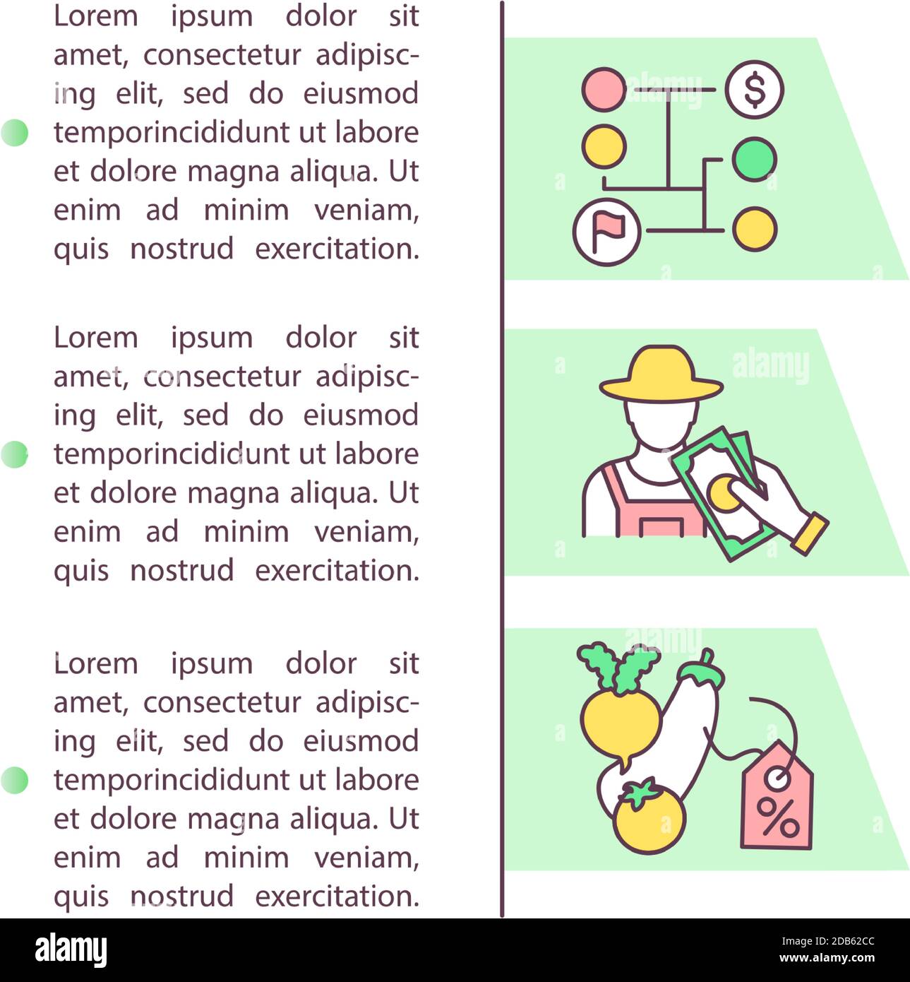 Farm produce marketing concept icon with text Stock Vector Image & Art ...