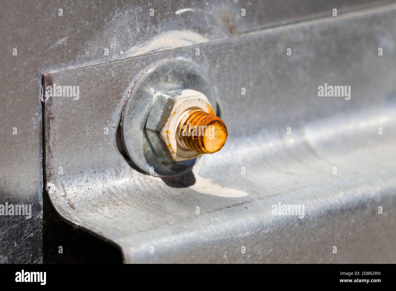 metal parts and posts with tubes connected by means of fastening system ...