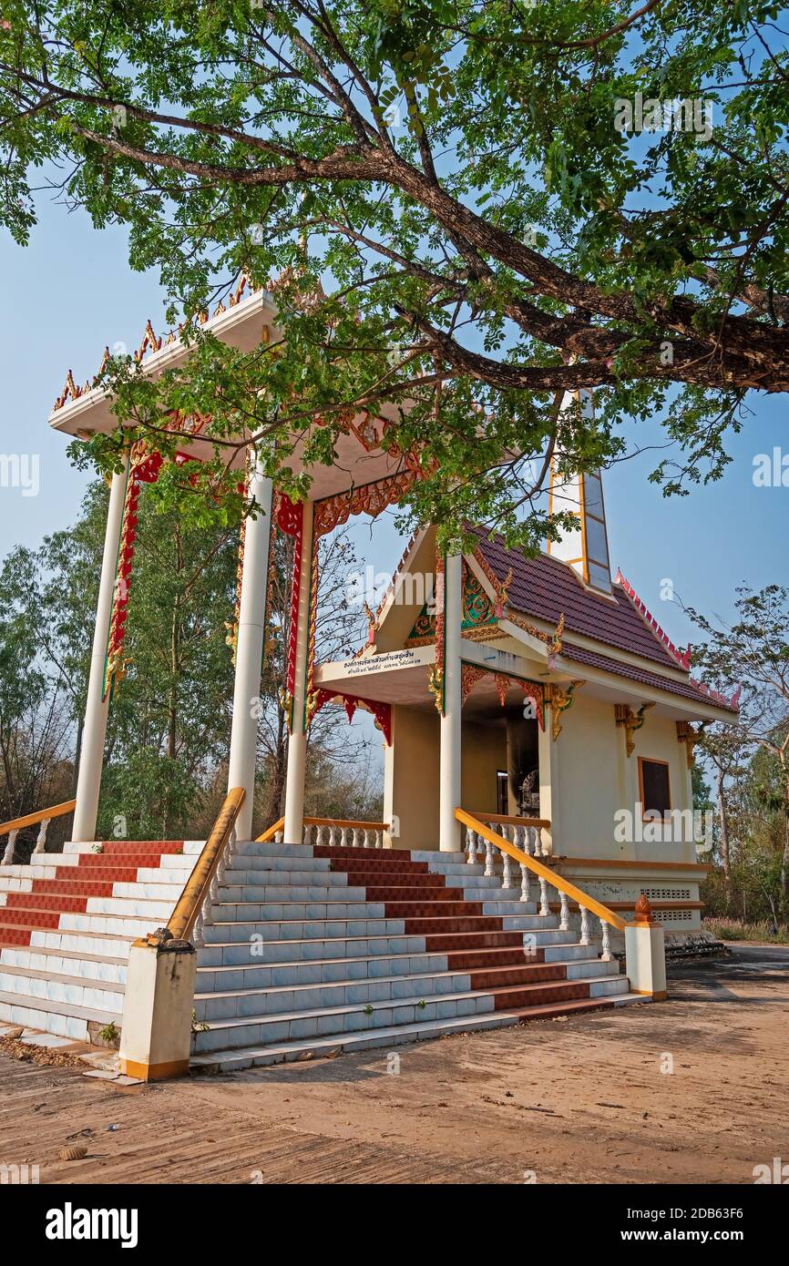 Crematorium Buddhism, architecture of cremation in Thailand Stock Photo ...