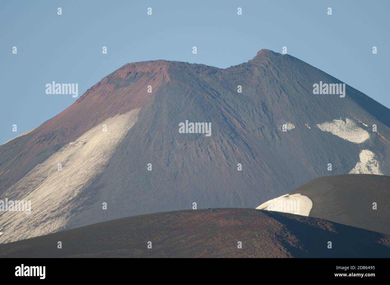 Llaima volcano in the Conguillio National Park. Araucania Region. Chile ...