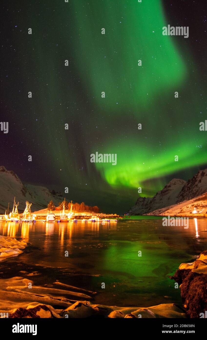 An aurora borealis, sometimes referred to as polar lights or northern ...