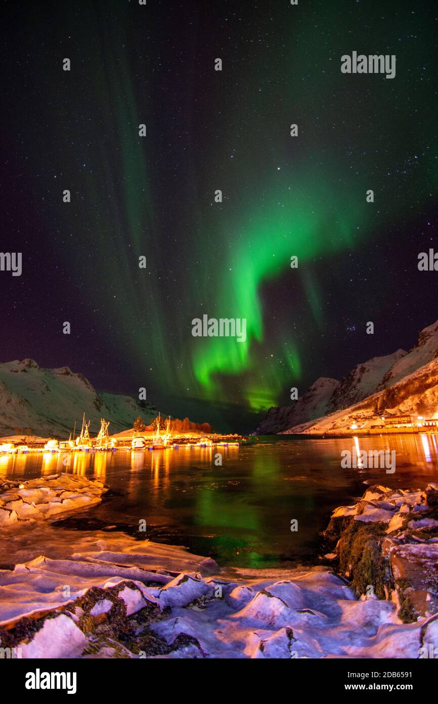 An aurora borealis, sometimes referred to as polar lights or northern ...