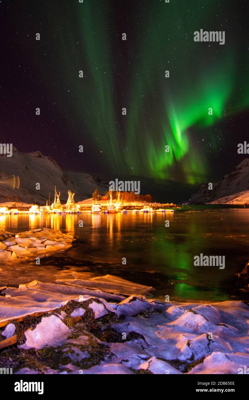 An aurora borealis, sometimes referred to as polar lights or northern ...