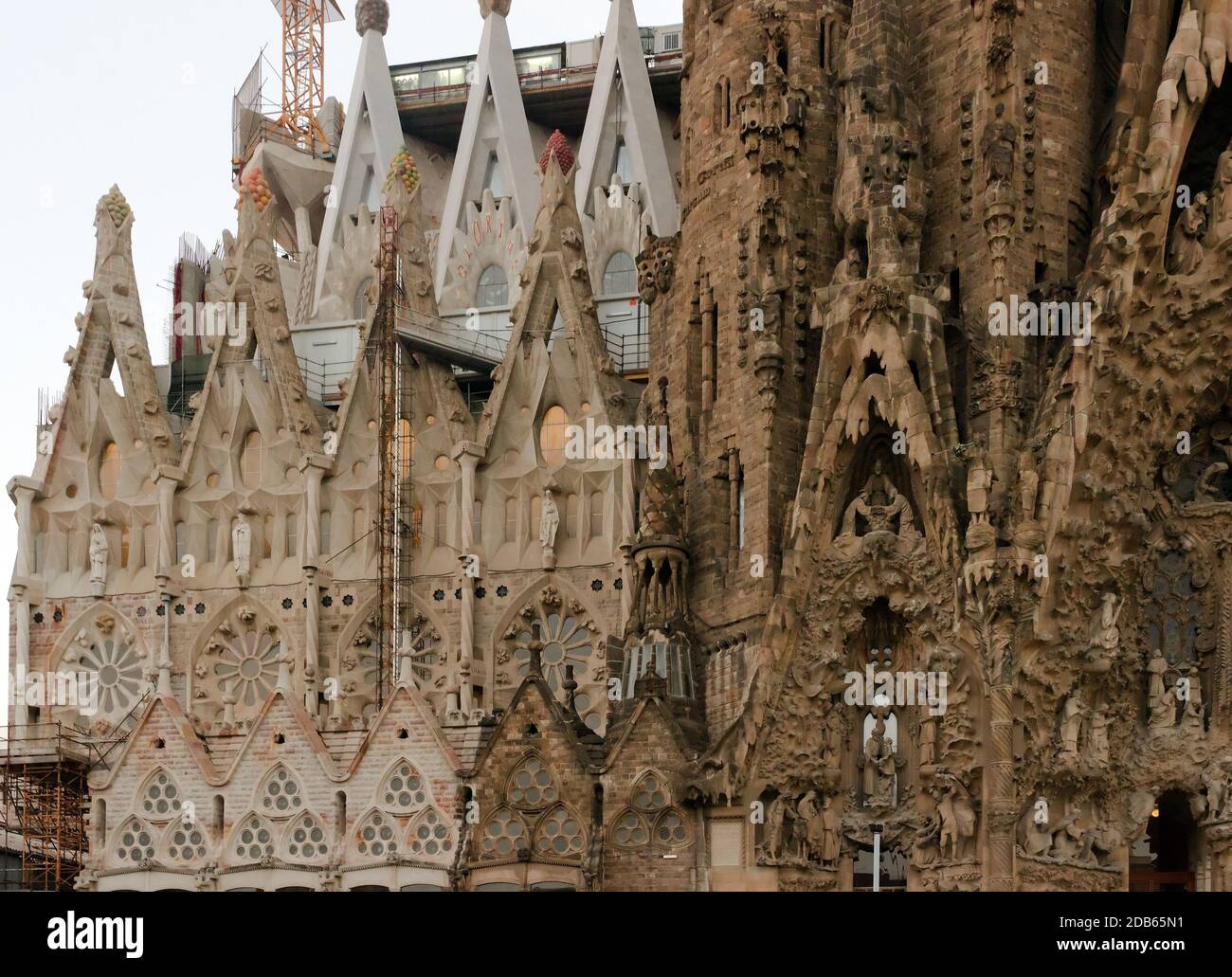 La Sagrada Familia - cathedral designed by Antoni Gaudi, which is being ...
