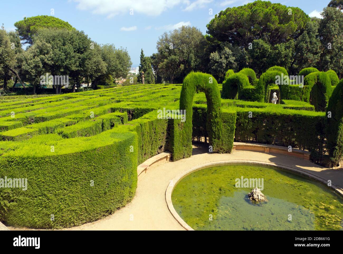 Labyrinth park horta barcelona catalonia hi-res stock photography and ...