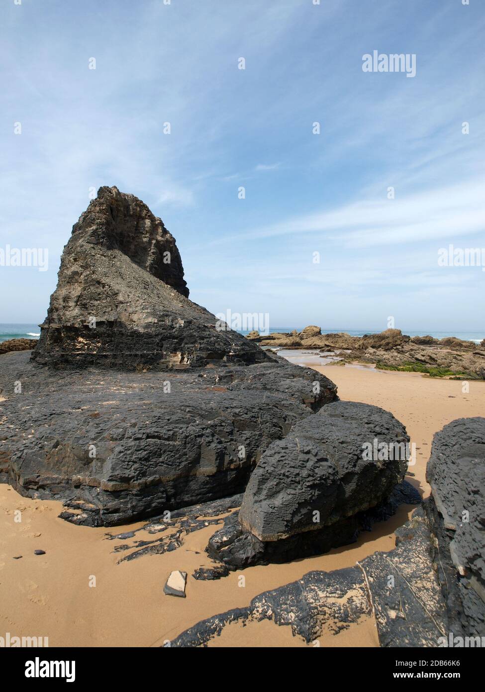 Praia do Castelejo, near Vila Do Bispo, Algarve, Portugal Stock Photo ...