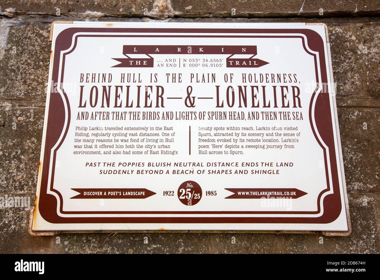 Philip larking hi-res stock photography and images - Alamy