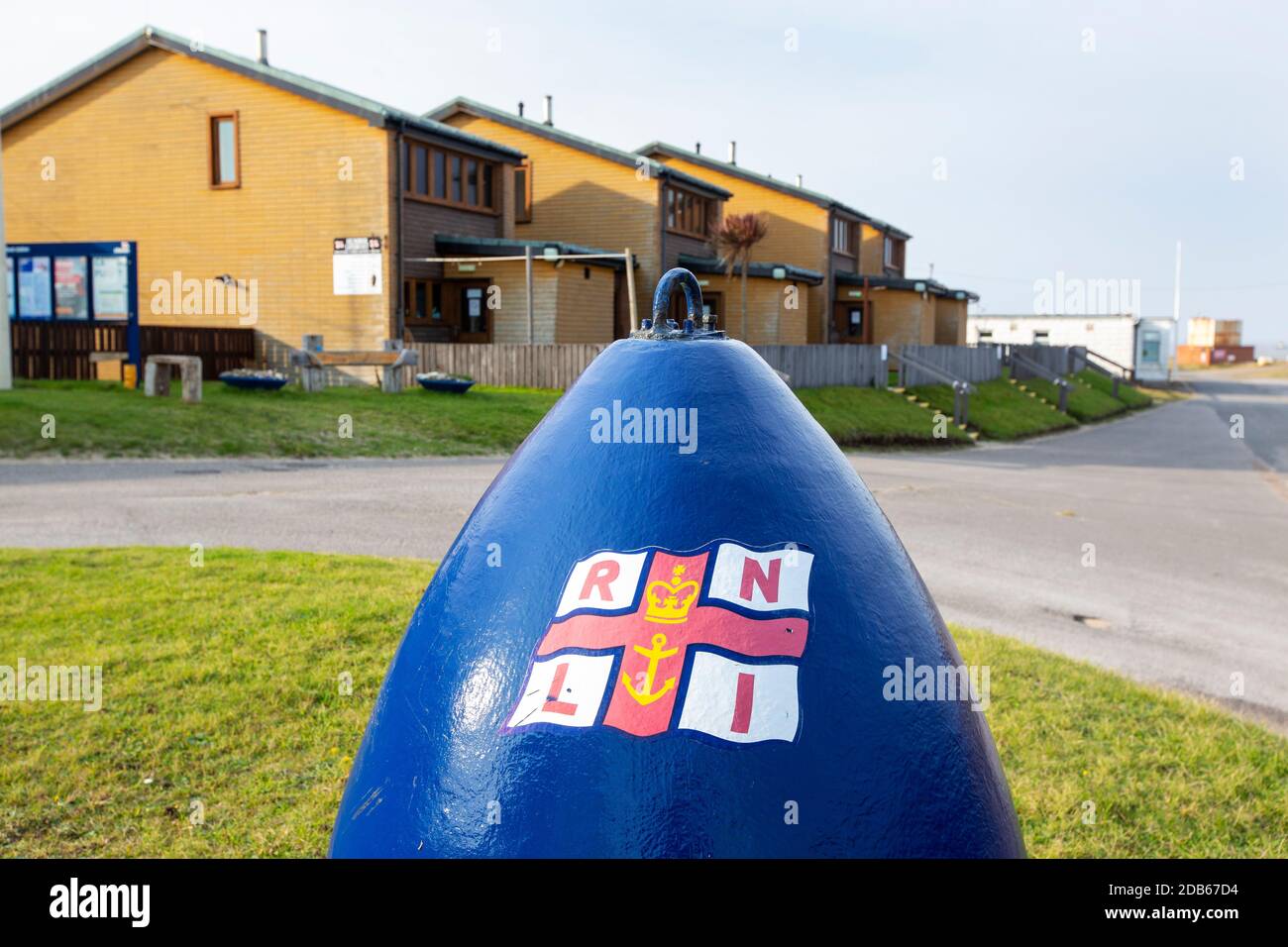 Spurn Point lifeboat station on Spurn Point National Nature Reserve ...