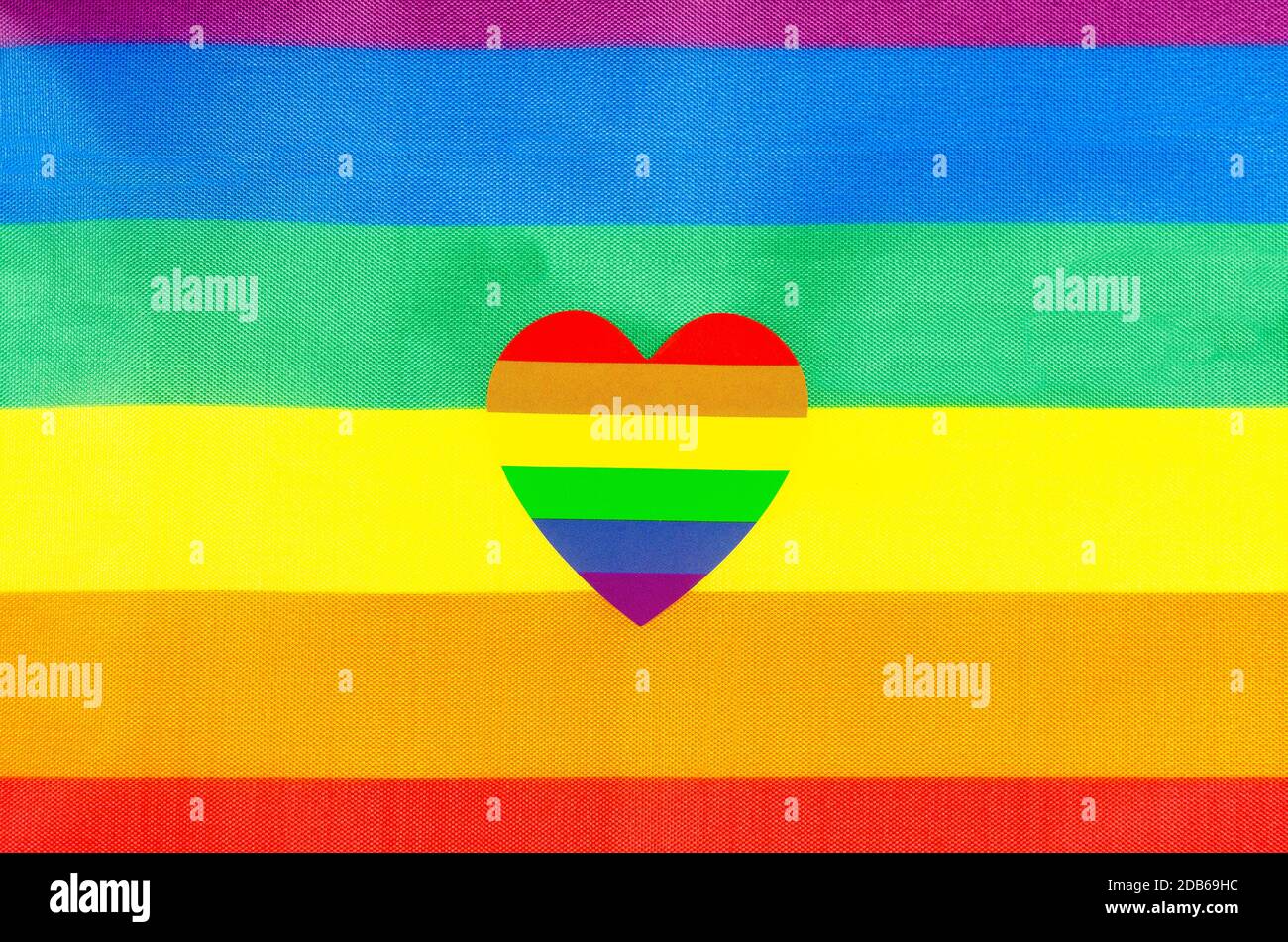 Rainbow flag, is the pride flag representing LGBT pride Stock Photo - Alamy