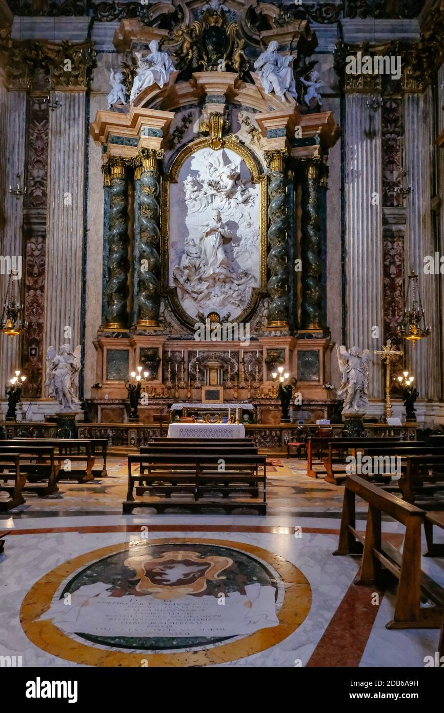 Details of the Interior of Chiesa di Sant' Ignazio di Loyola (Saint ...