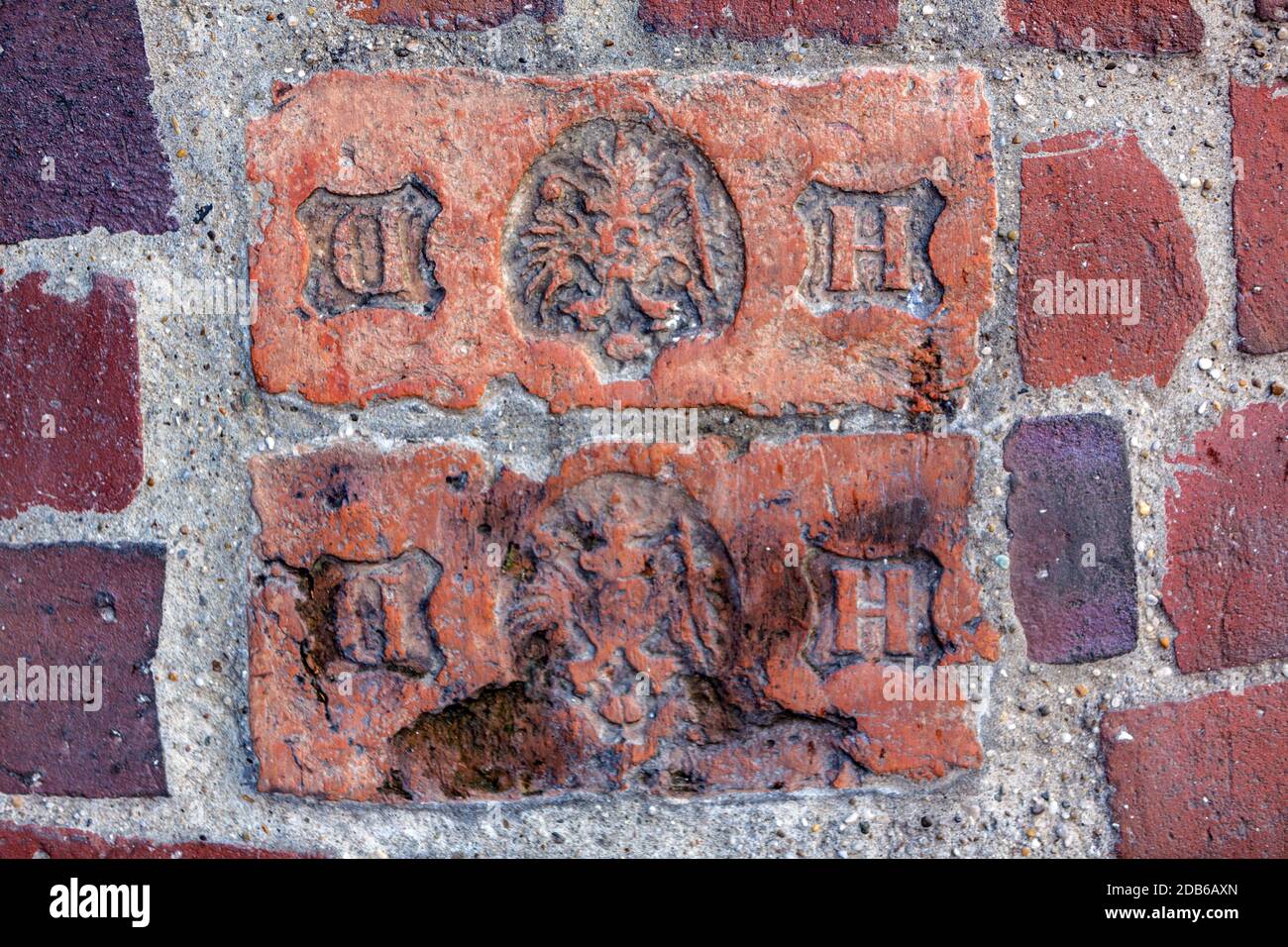 Hallmark on a brick, Hundertwasserhaus, by Friedensreich Hundertwasser ...