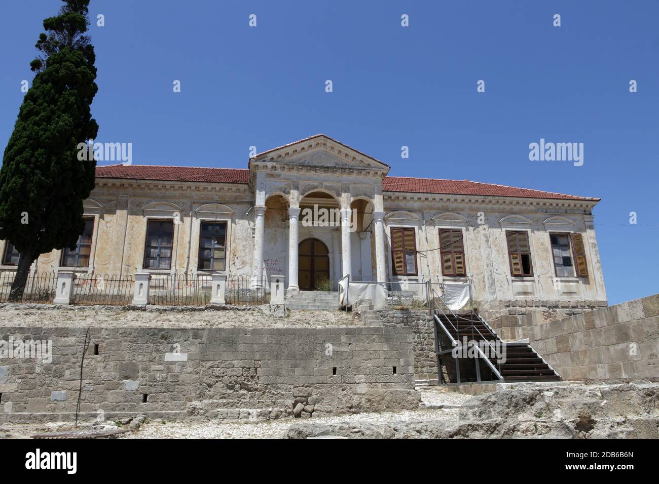 In the old city of Rodos Stock Photo - Alamy