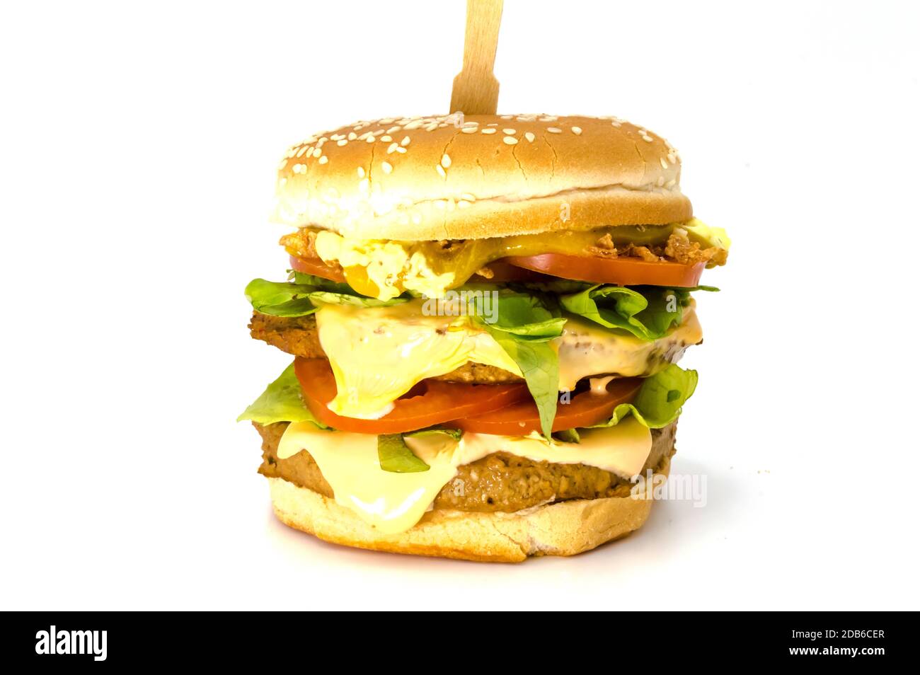 Cheese burger Cut Out Stock Images & Pictures - Alamy