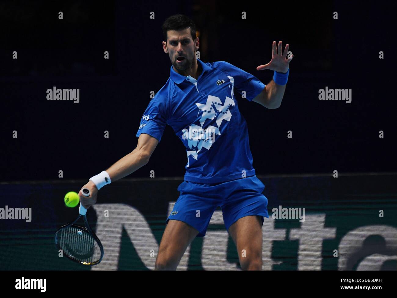 London, UK. 16th Nov, 2020. London 02 Arena Nitto ATP Finals Day 2 Tokyo 1970 Group Round Robin ...