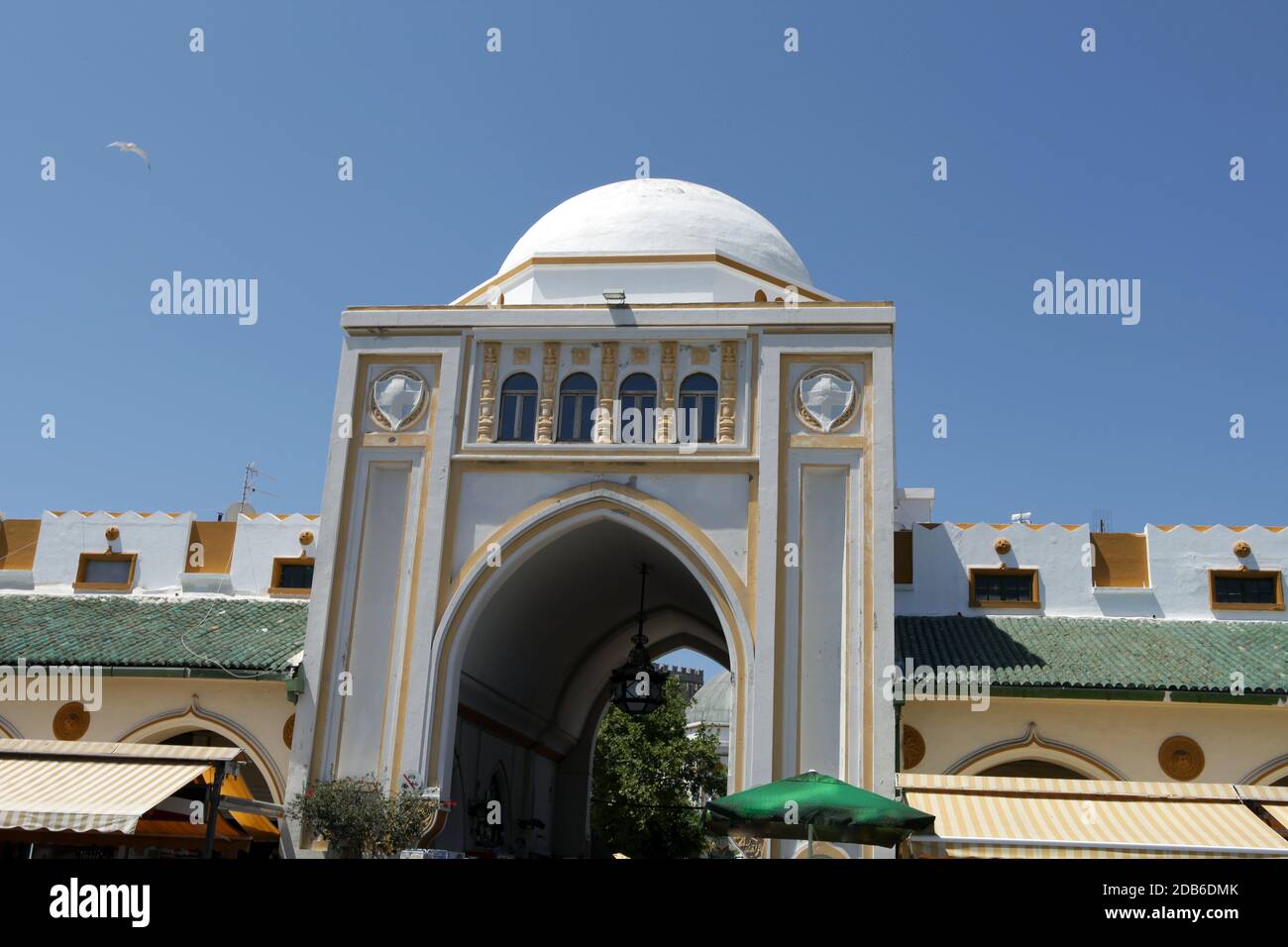 Rodos - View of the Market ("Nea Agora") of Mandraki Stock Photo - Alamy