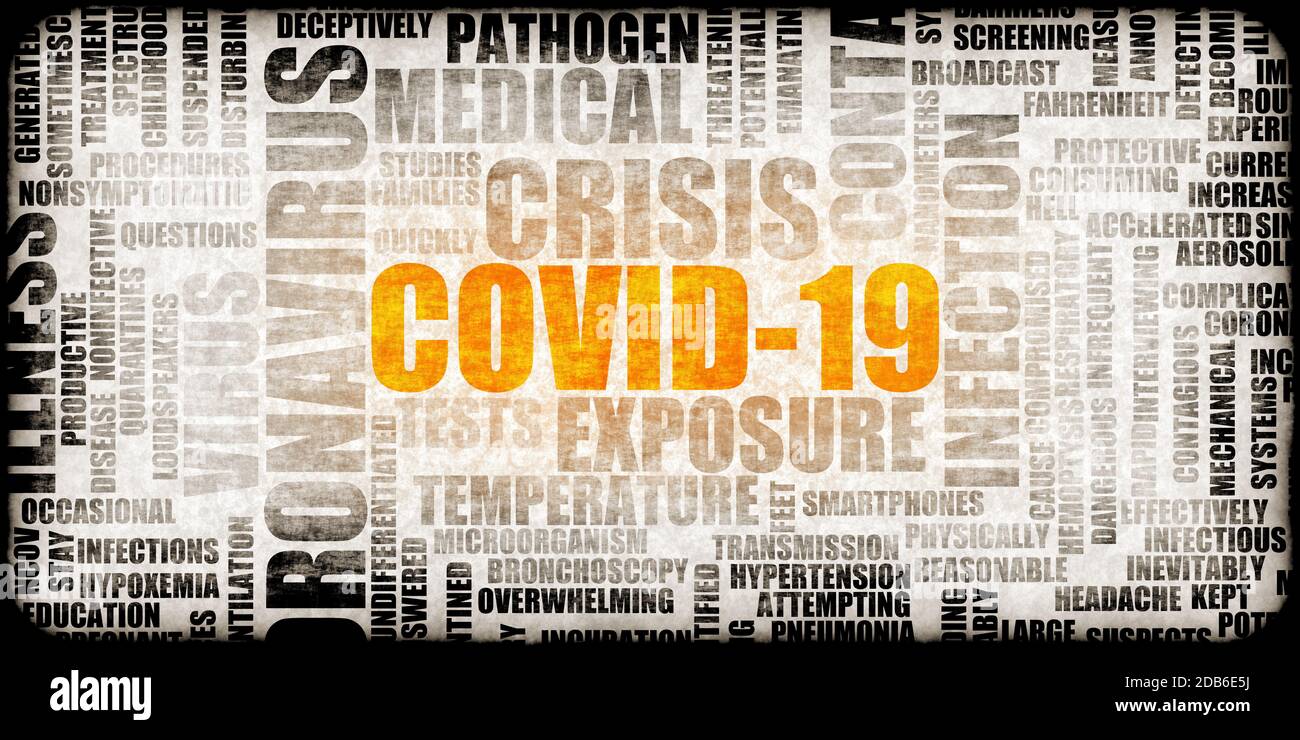 COVID-19 Coronavirus Disease Epidemic Concept Background Stock Photo ...