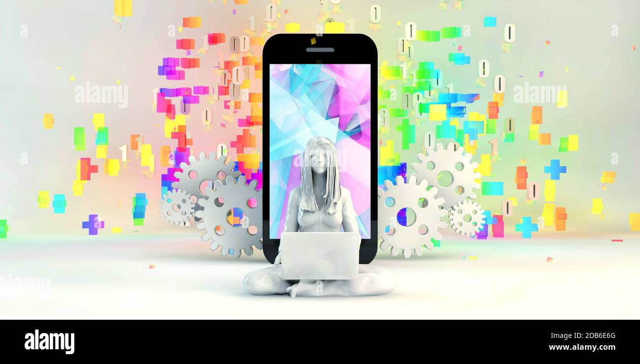 Creative Technology Solutions and Disruptive Technologies Stock Photo ...