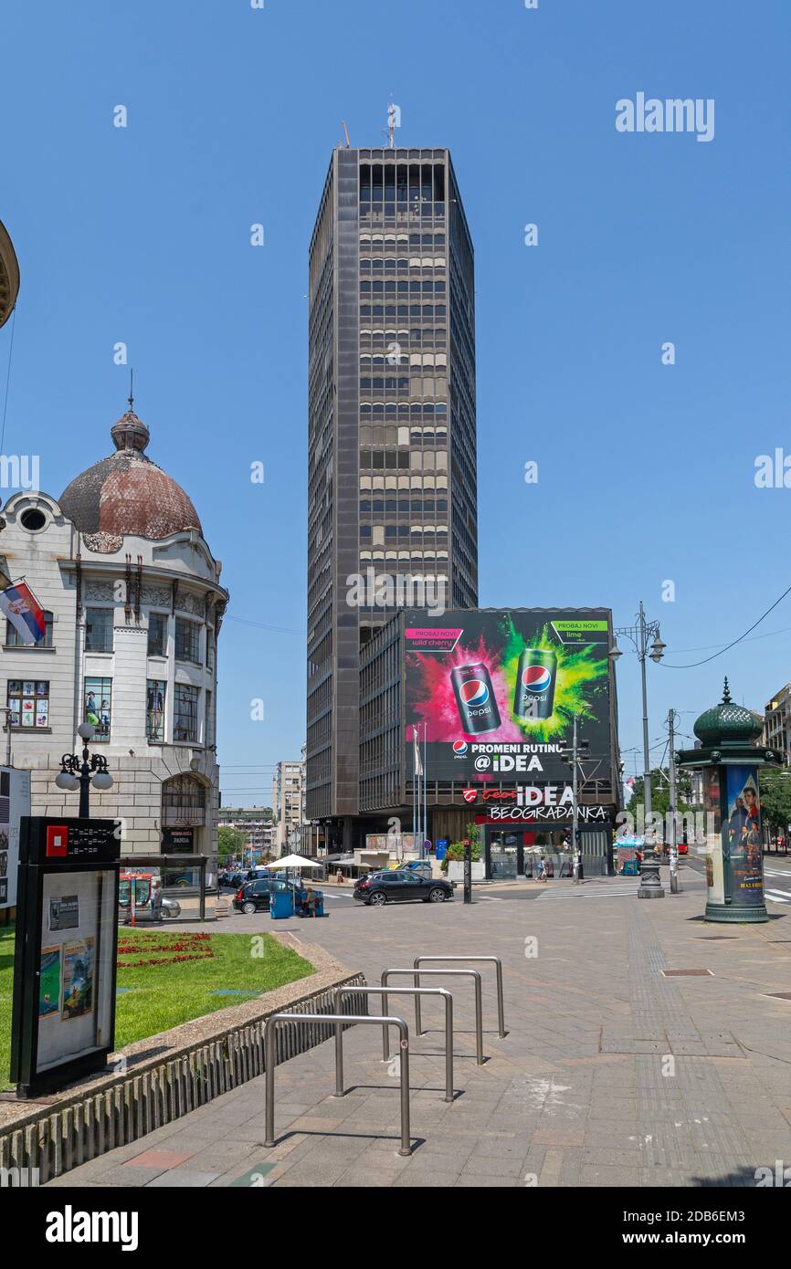 Belgrade, Serbia - June 30, 2019: Beogradjanka Tallest Building ...