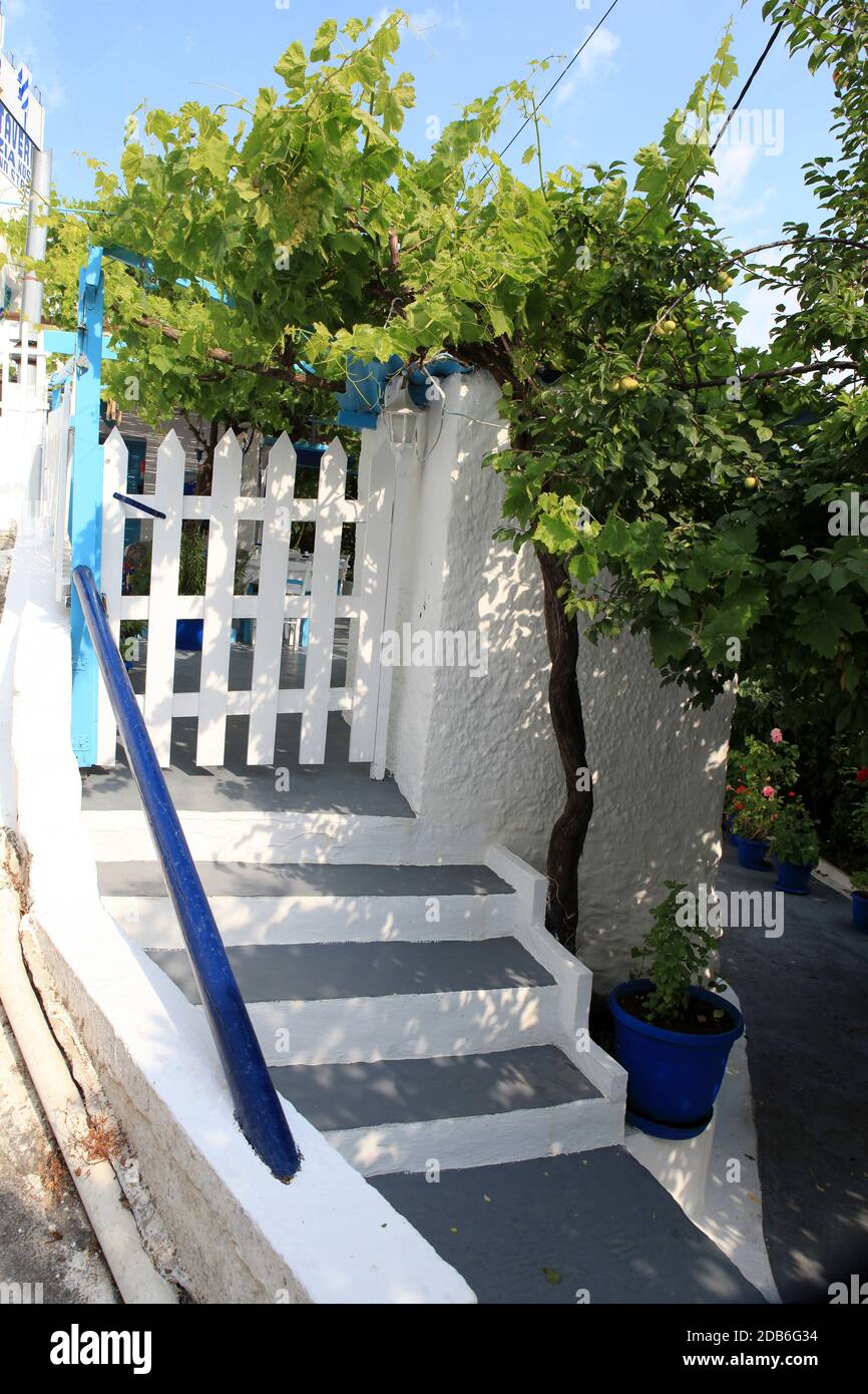 Typical Greek Village. Zia, Kos Island, Greece Stock Photo - Alamy
