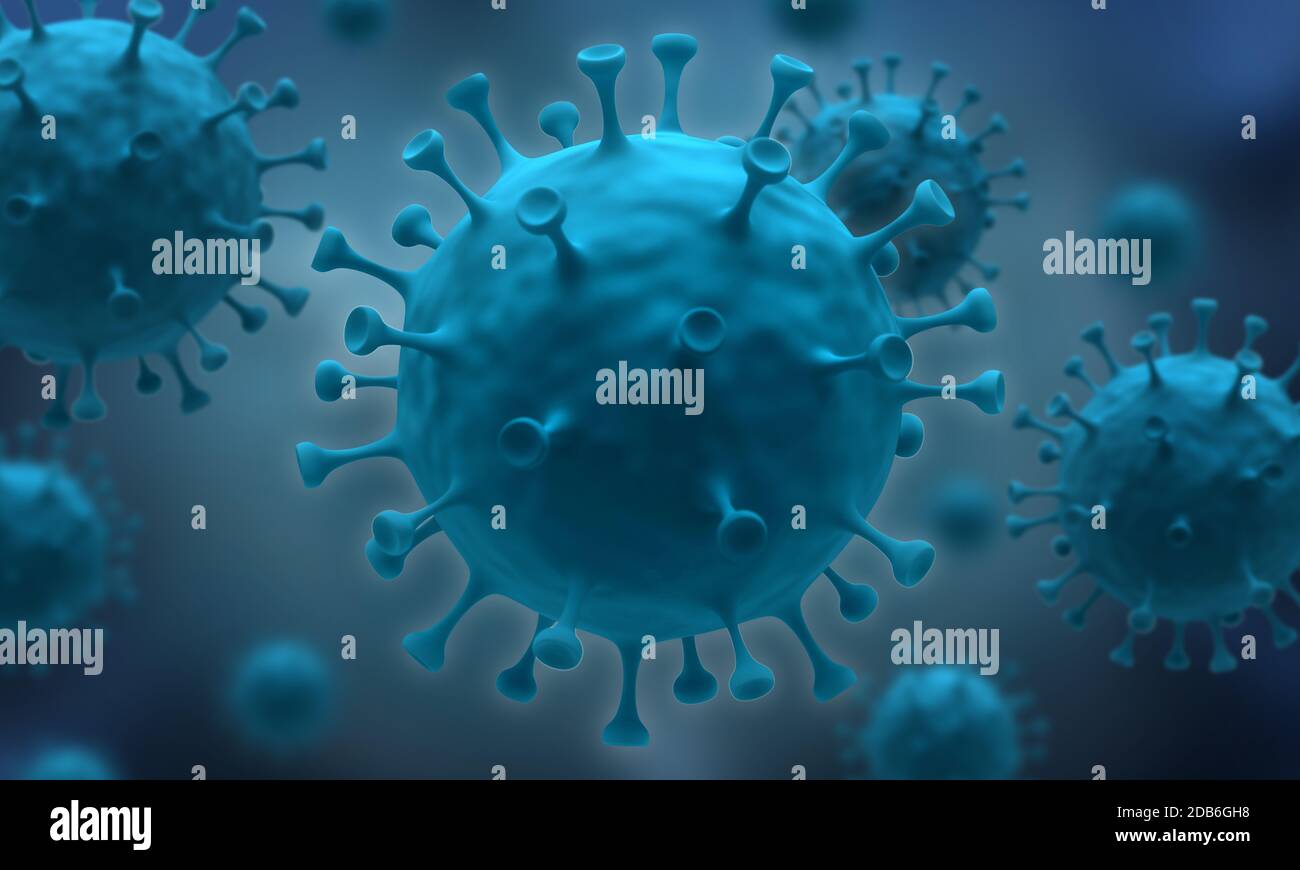 Corona Virus Covid-19 Microbiology And Virology Concept Stock Photo - Alamy