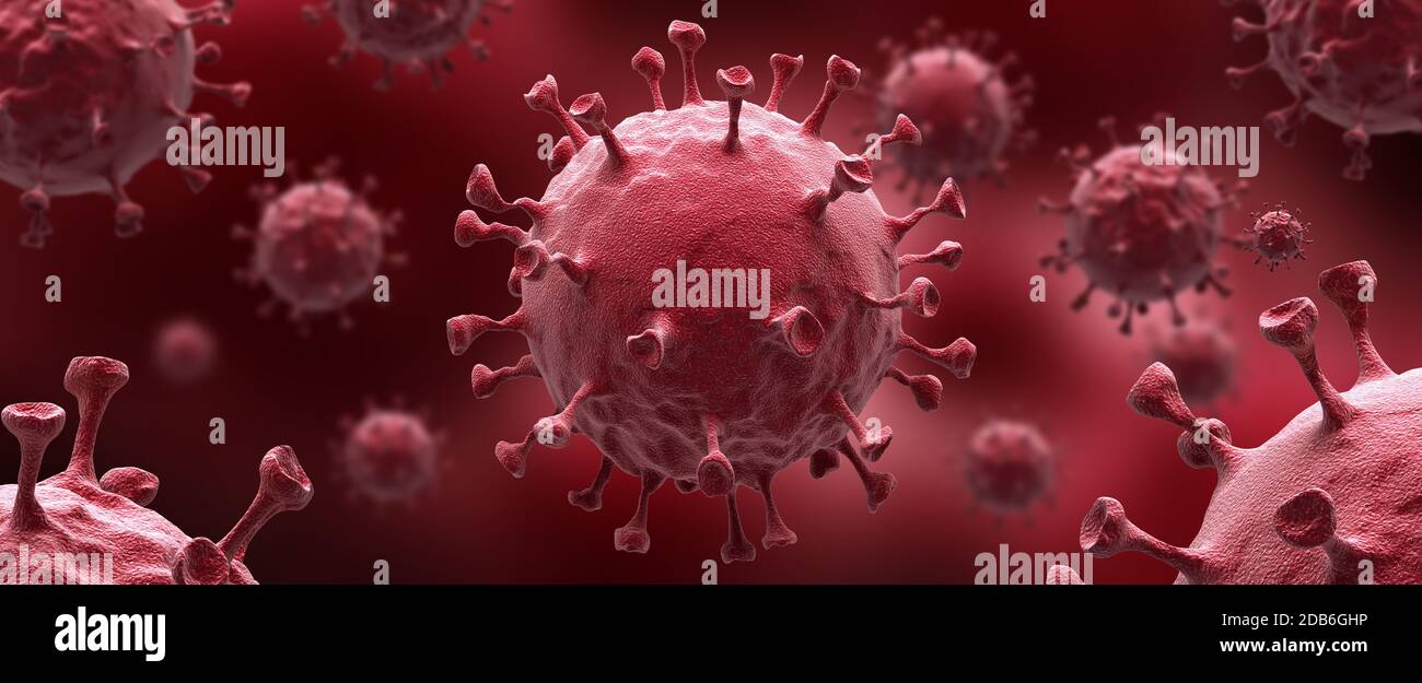 Corona Virus Covid-19 Microbiology And Virology Concept Stock Photo - Alamy