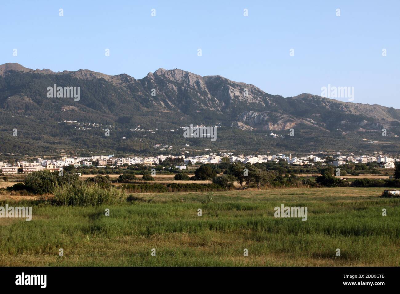 Typical Greek Village. Zia, Kos Island, Greece Stock Photo - Alamy