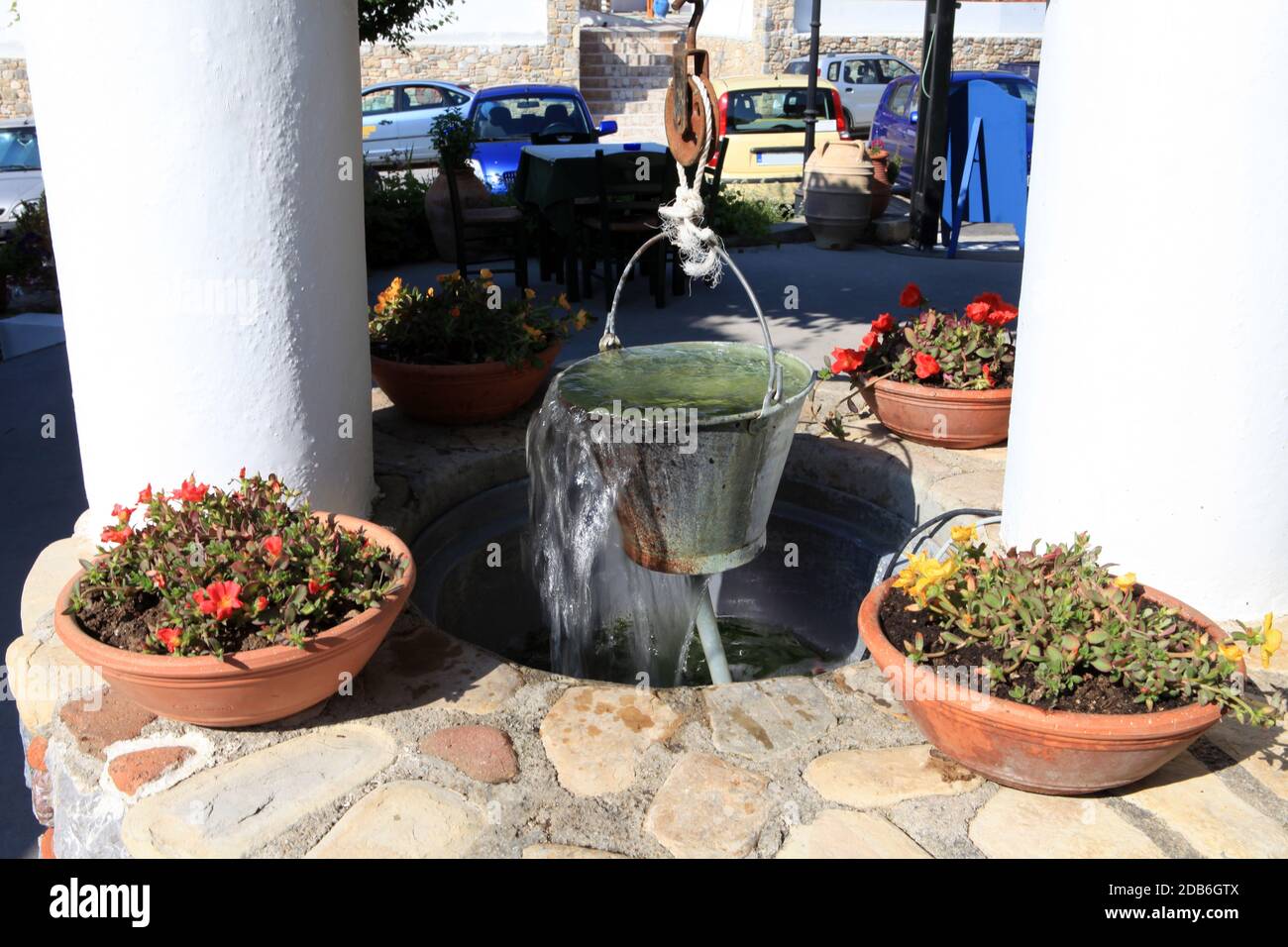 Lessons from the well bucket of refreshing water Stock Photo - Alamy