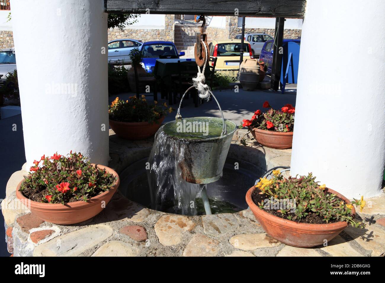 Lessons from the well bucket of refreshing water Stock Photo - Alamy
