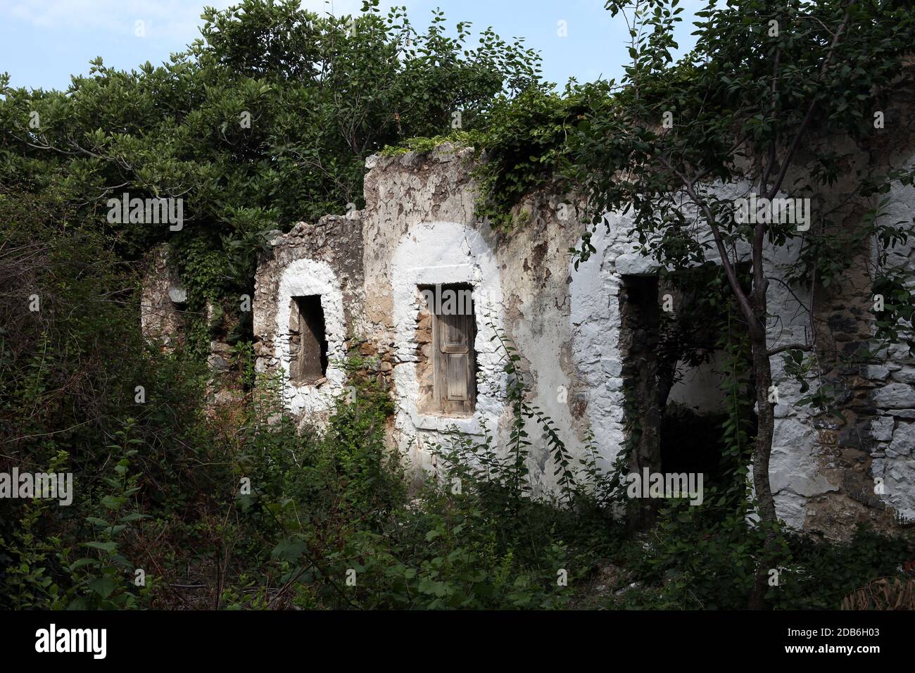 Typical Greek Village. Zia, Kos Island, Greece Stock Photo - Alamy