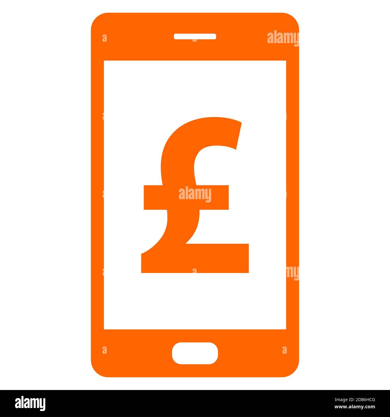 Pound sterling and smartphone Stock Photo - Alamy