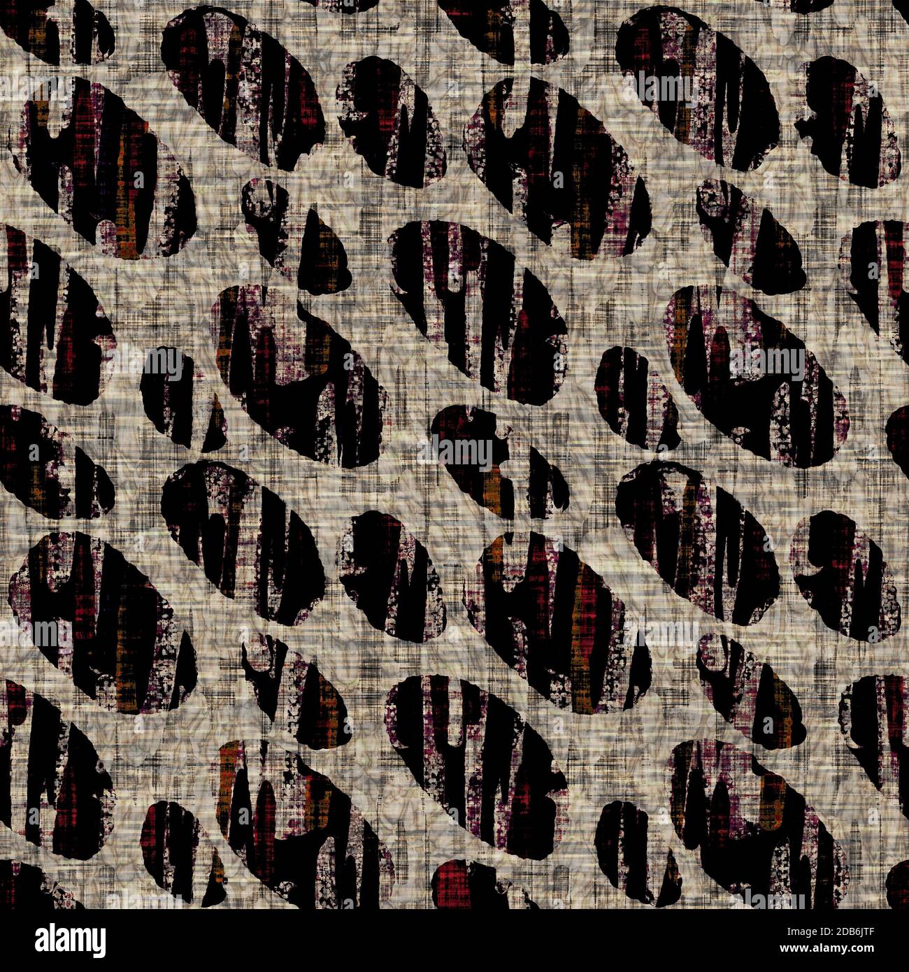 Seamless sepia grunge dotted print texture background. Distressed ...