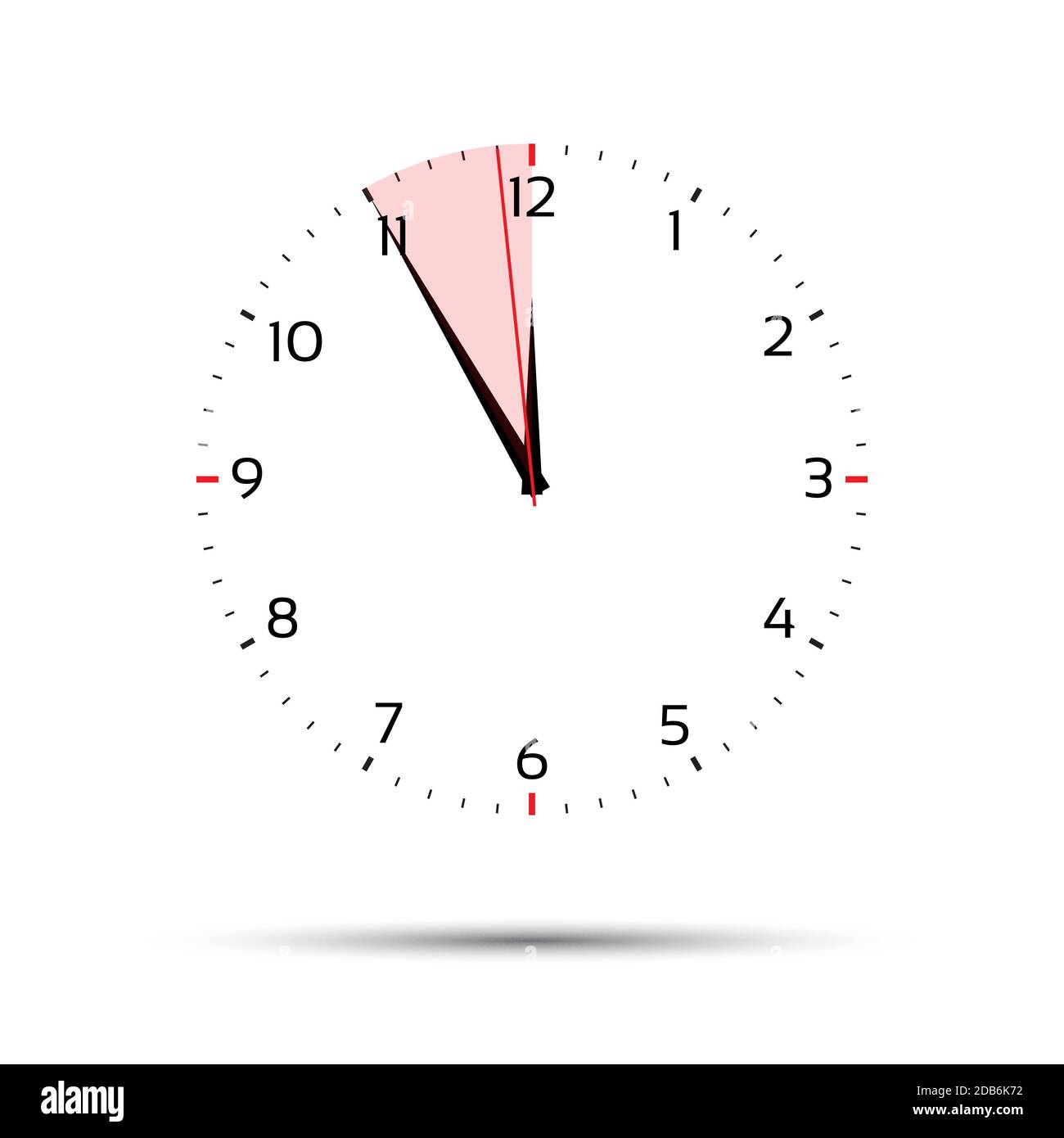 Period clock Stock Vector Images - Alamy