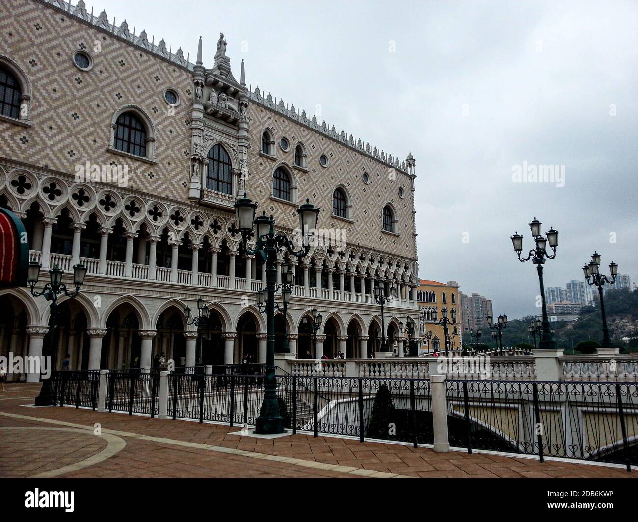 Venetian Macau Casino and Hotel luxury resort Macao. Building and ...