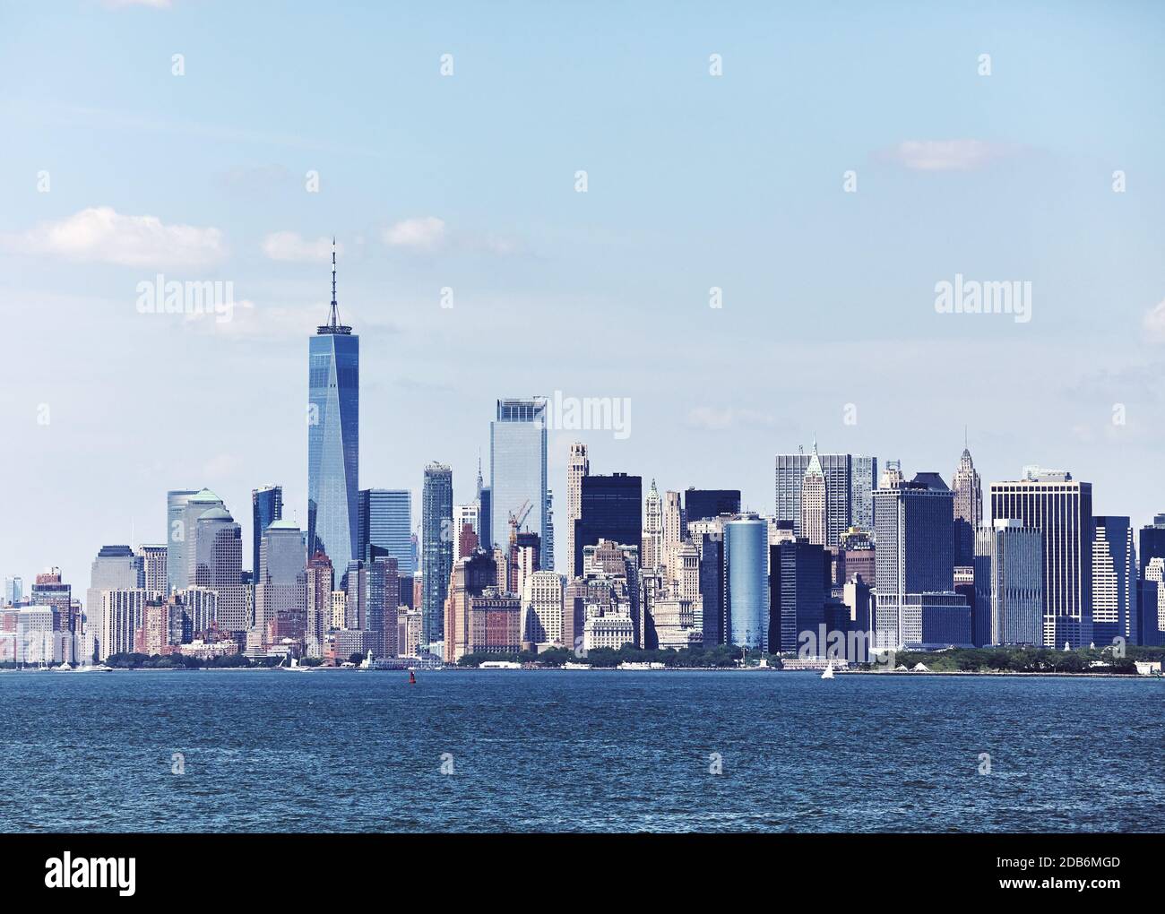 Vintage new york skyline hi-res stock photography and images - Alamy