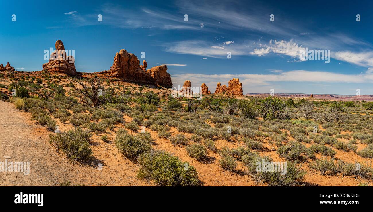 Canyons and eroded sandstone and limestone formations dominate the ...